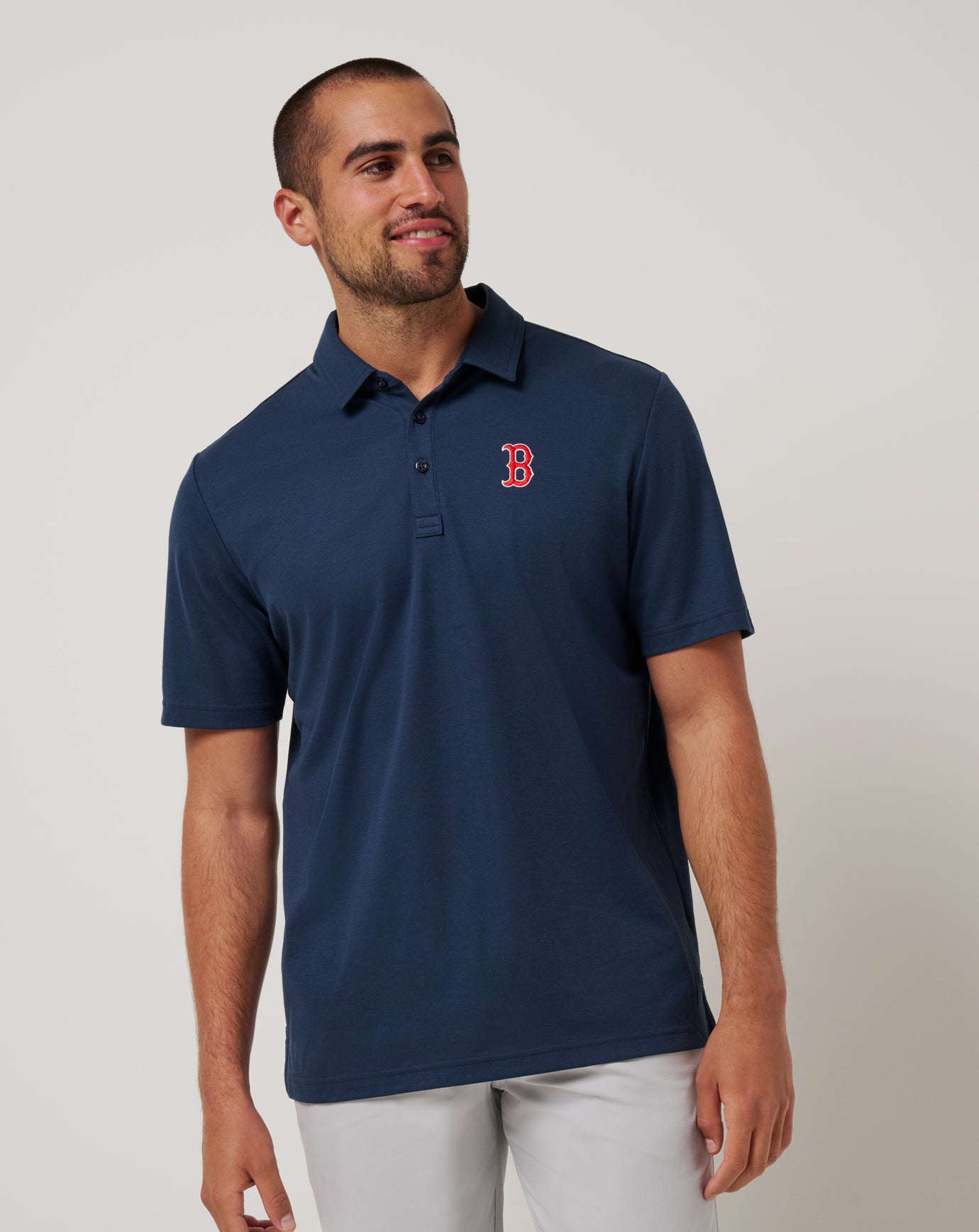 Boston Red Sox Playoff Pitch Polo & TravisMathew